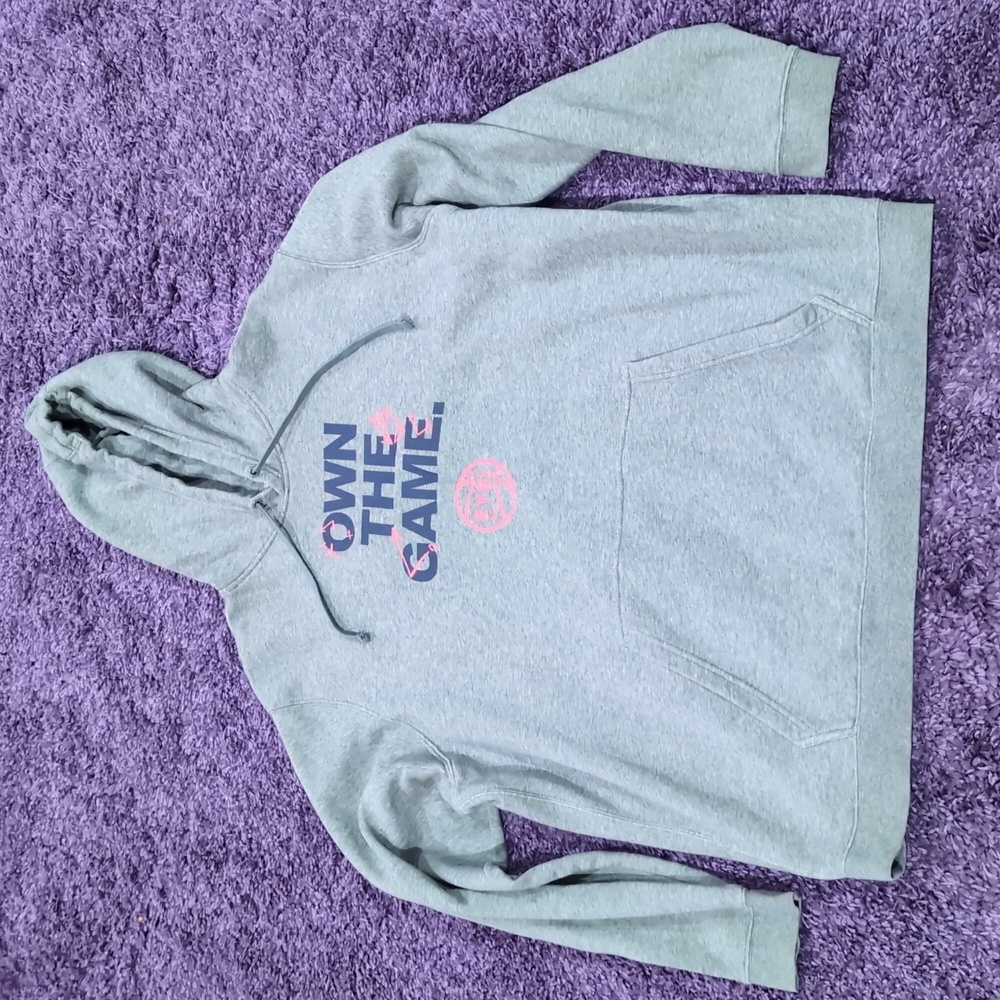 Nike Rare X Eybl Own The Game Basketball Gray Hoodie … - Gem